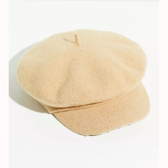 Free People | Accessories | Phoebe Slouchy Lieutenant Cap | Poshmark